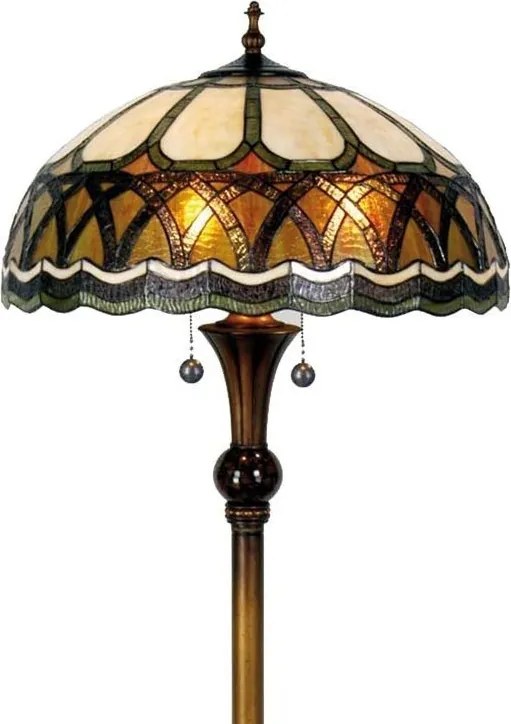 Stojací lampa Tiffany - Ø 56*164 cm 3x E27 / Max 60W