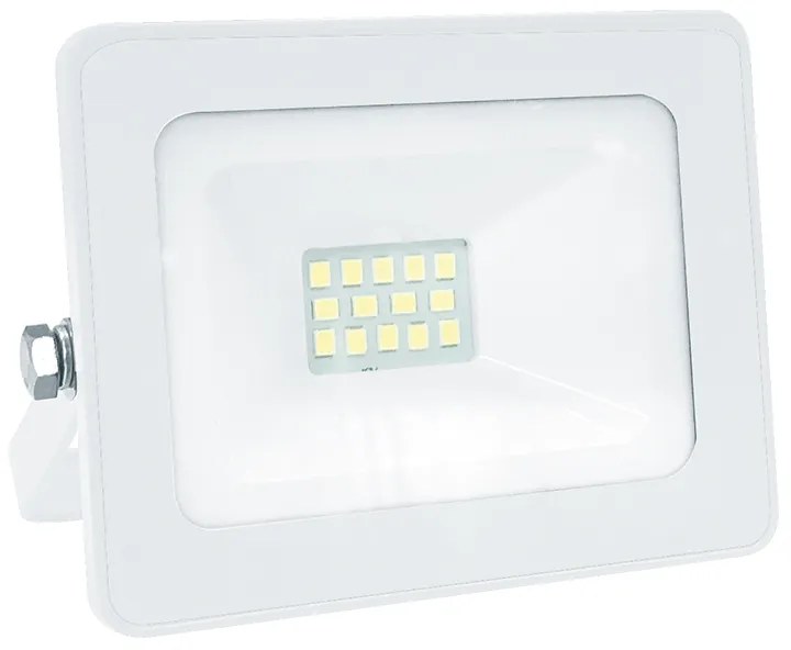 ACA Lighting LED venkovní reflektor Q 10W/230V/3000K/800Lm/110°/IP66, bílý