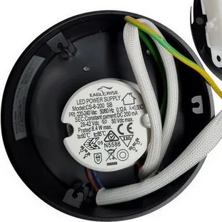 LED přisazené svítidlo McLED GAP 8 černá 8W 4000K neutrální bílá ML-416.038.33.1