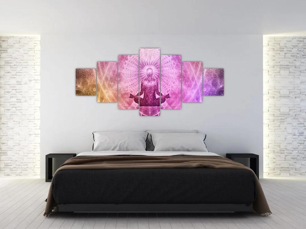 Obraz - Meditační aura (210x100 cm)