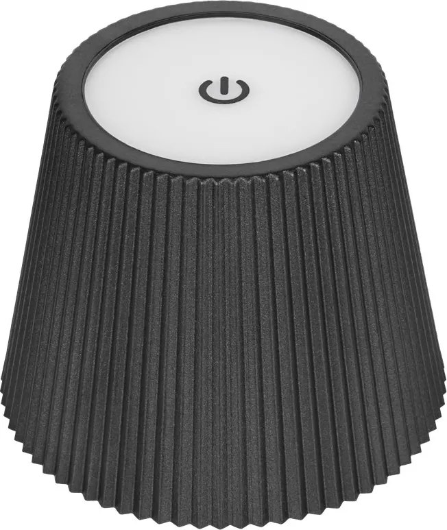 Stolní lampa REBEL RB-6304-B , dotyková, regulace, USB-C, černá