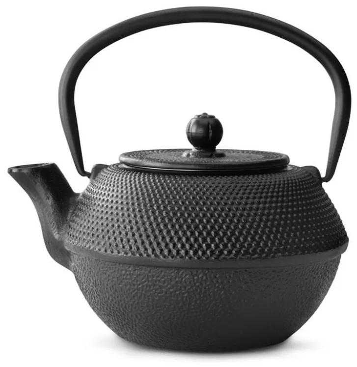 Litinová konvička na čaj Jang 1,1L | černý