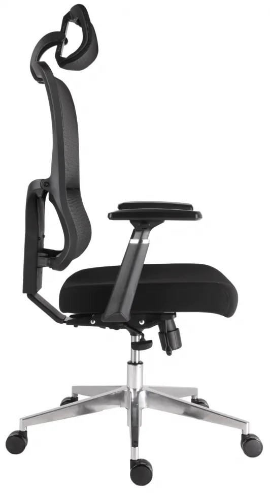 Kancelářská ergonomická židle Neoseat BROOKE — černá, nosnost 150 kg (rozbaleno)