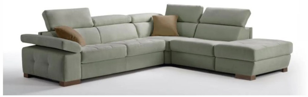 Pregio Italia sofa&relax Polohovací sedací souprava DREAMER Provedení: 3 rozkládací + roh + 1 s ukonč., Vzorník látek: tekno fibra 08 mud