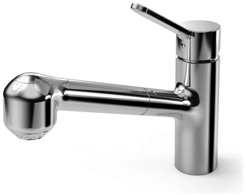 Hansa Primo - Dřezová baterie s výsuvnou sprškou, chrom 49522203