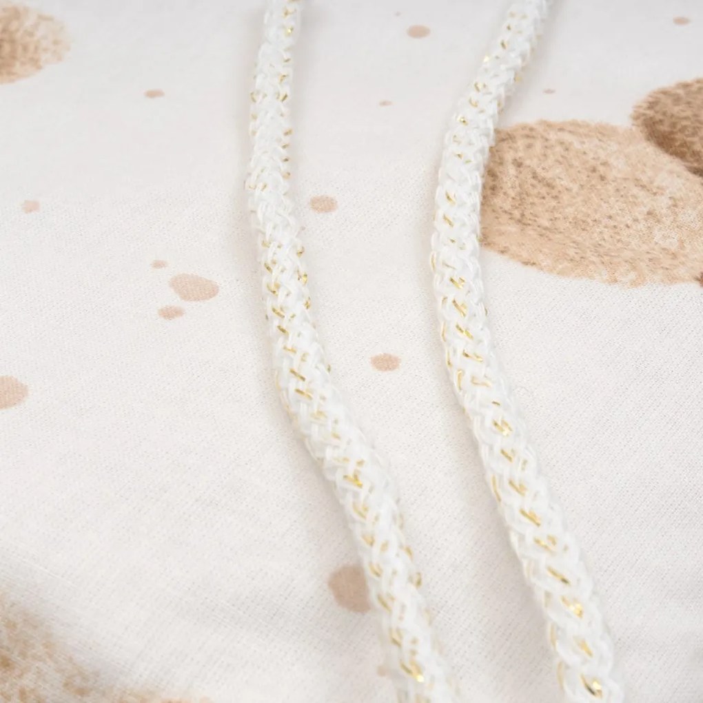 Mantinel do postýlky New Baby Love Teddy Bear beige