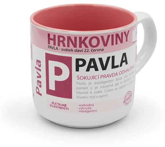 Hrnek se jménem PAVLA Hrnkoviny