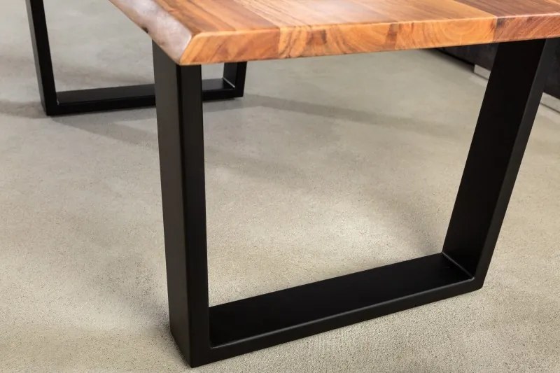 Designový konferenční stolek Massive, 120 cm akácie