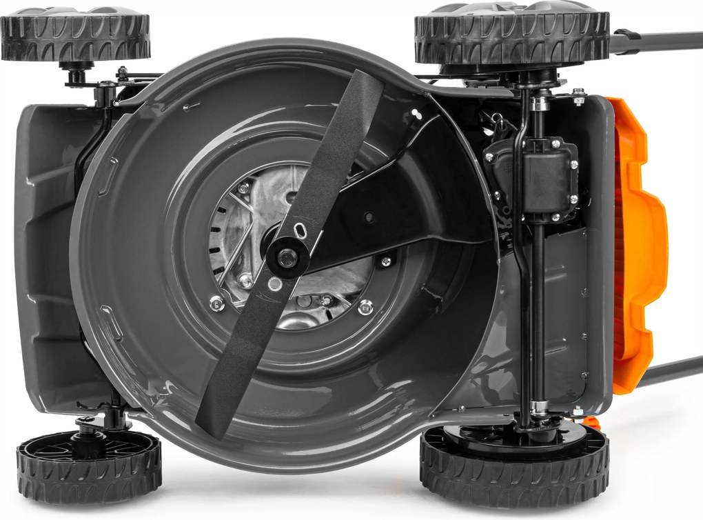 POWERMAT Benzínová sekačka PM-KSS-5S, s pohonem 5 koní, 40 l, 5v1 PM0976