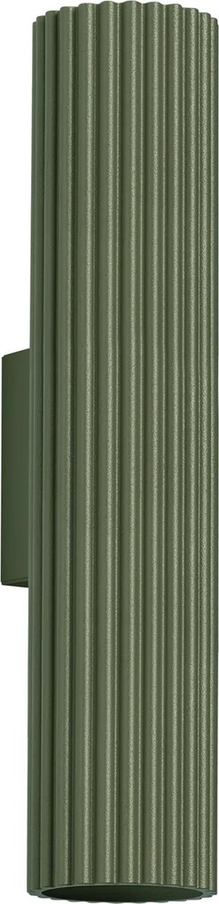 Sollux Lighting Nástěnné svítidlo KARBON 30 olivově zelené