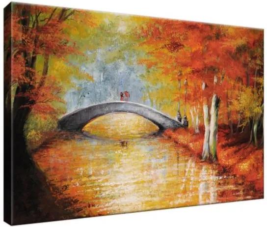 Tištěný obraz Po podzimním mostě 30x20cm 2437A_1T
