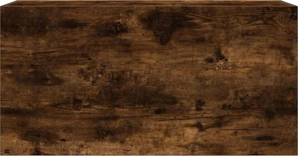 vidaXL Koupelnová nástěnná skříňka 80 x 25 x 40 cm kompozit [860093] Barva: Černá