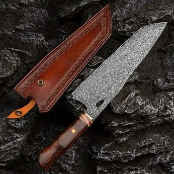 Prémiový nůž šéfkuchaře PEDWIFE 8.6" 103 vrstev damaškové oceli