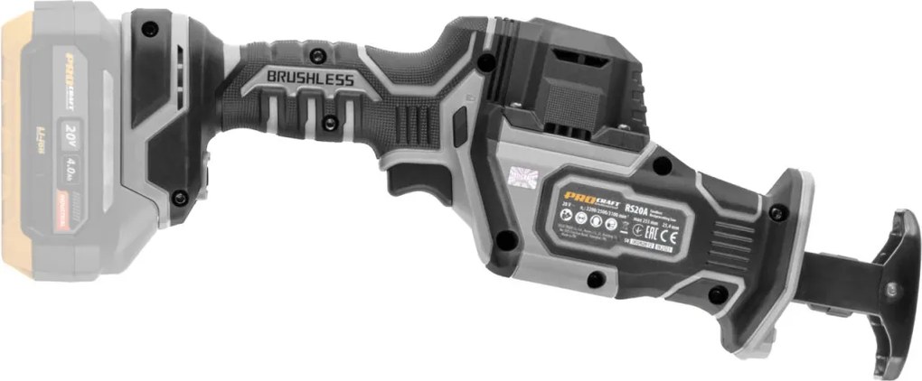 Aku pila ocaska Procraft Industrial RS20Abb (bez baterie a nabíječky) | RS20Abb