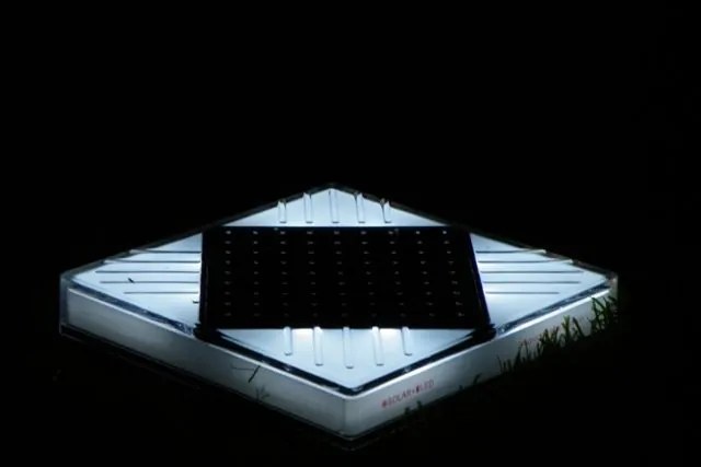 SOLAR BLOCK, svítící dlažba LED, bílá, CR-G04SW