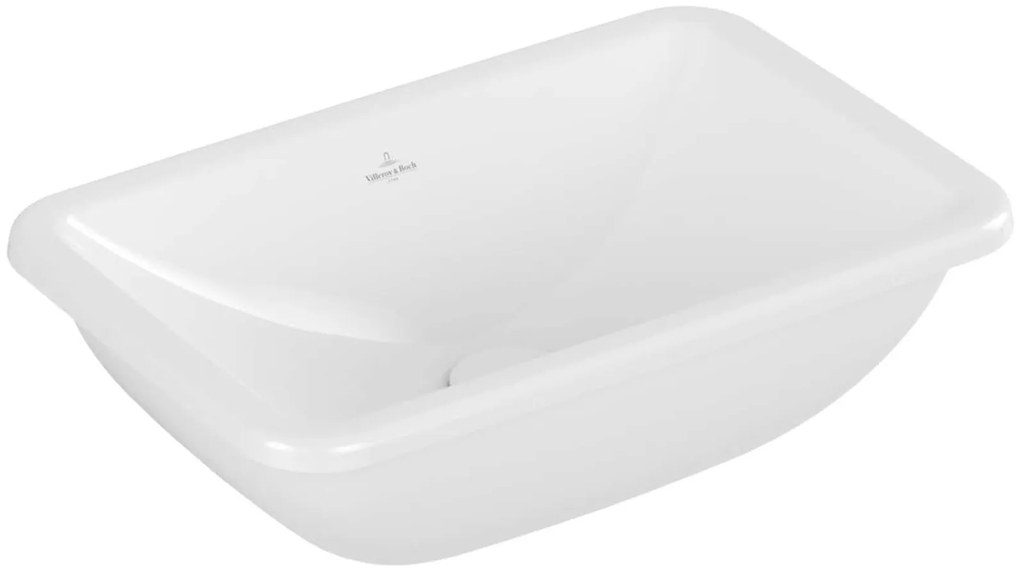 Villeroy & Boch Loop&Friends - Umyvadlo vestavné, 54x34 cm, s přepadem, CeramicPlus, alpská bílá 4A5700R1