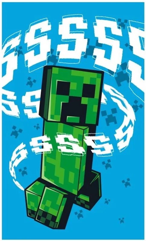 Dětský ručník Minecraft Creeper - 30 x 50 cm