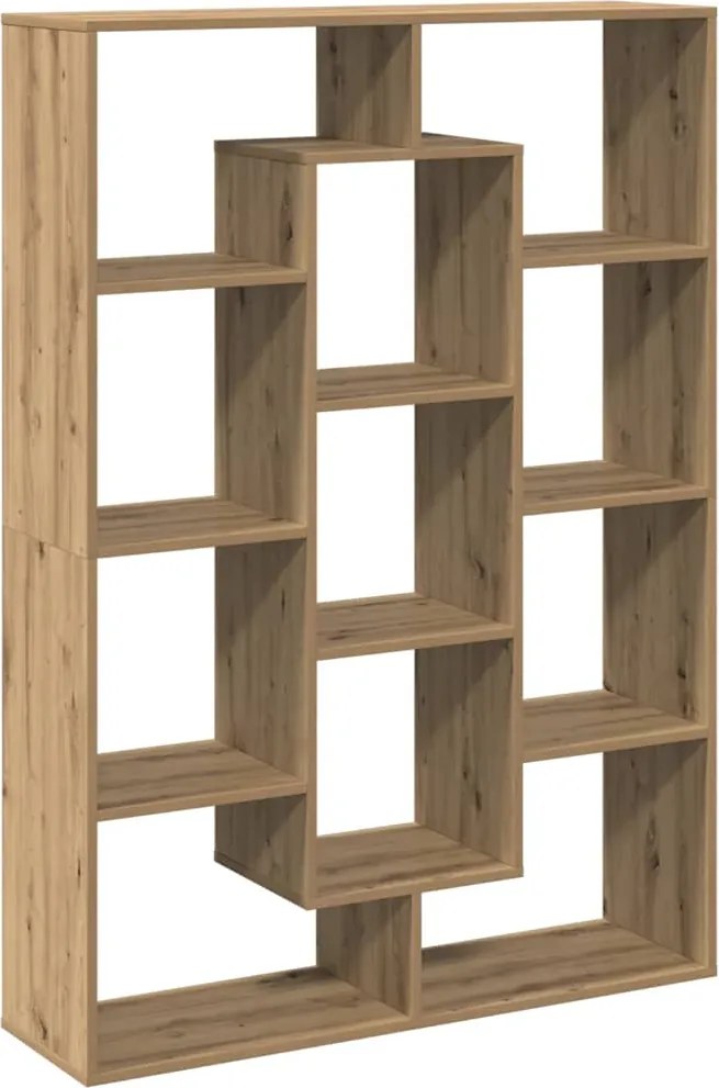 Knihovna dub artisan 102 x 29 x 143 cm kompozitní dřevo 3310306