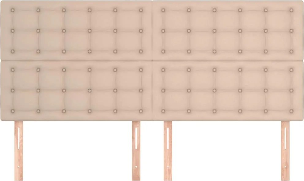 Čelo postele Cappuccino 180x5x118/128 cm umělá kůže 3116439