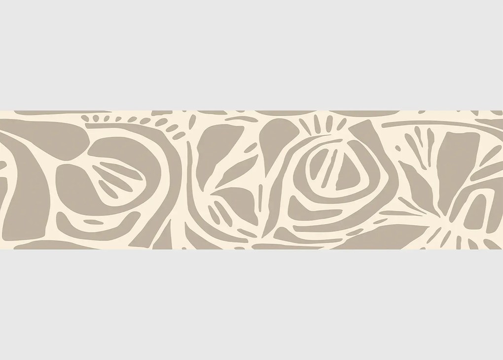 Samolepící bordura na zeď Moderní Abstraktní Flóra | 5 m x 13.8 cm | DWB8443