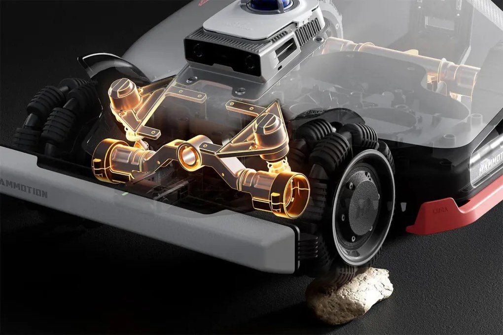 Mammotion LUBA 3 AWD 5000 LiDAR 360°+netRTK+AI-Vision robotická sekačka - 5000m2, sklon až 80%, Wifi/Bluetooth, + 4G data 3roky ZDARMA