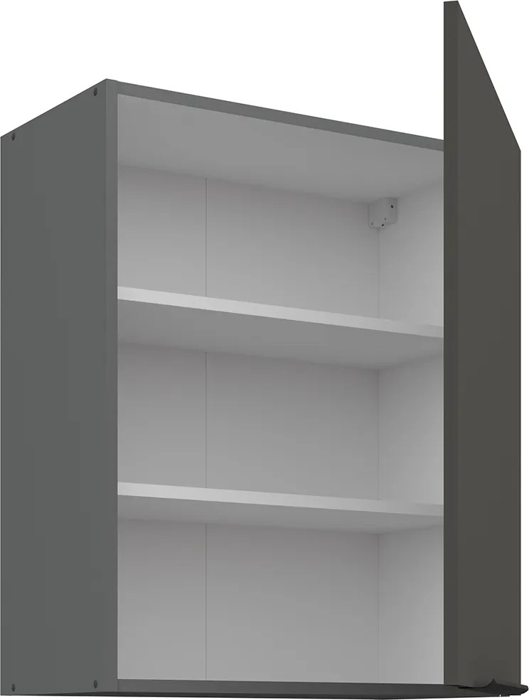ARIA pi | horní skříňka 60 G-72 1F policová | 60 cm | ANTI FINGERPRINT povrch | antracit/šedá grafit