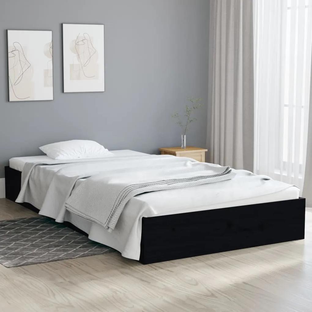 vidaXL Rám postele masivní dřevo 90 x 200 cm [820061] Barva: Přírodní