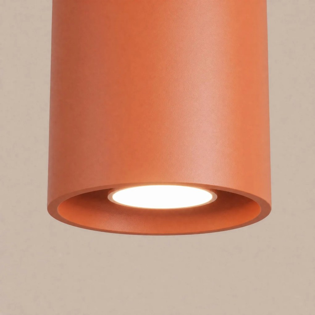 Sollux Lighting Stropní svítidlo ORBIS 1 okrově červené