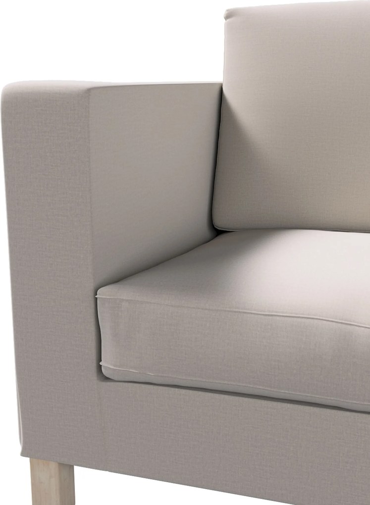 Potah na pohovku IKEA  Karlanda 2-místná, krátký barva béžová látka sametová