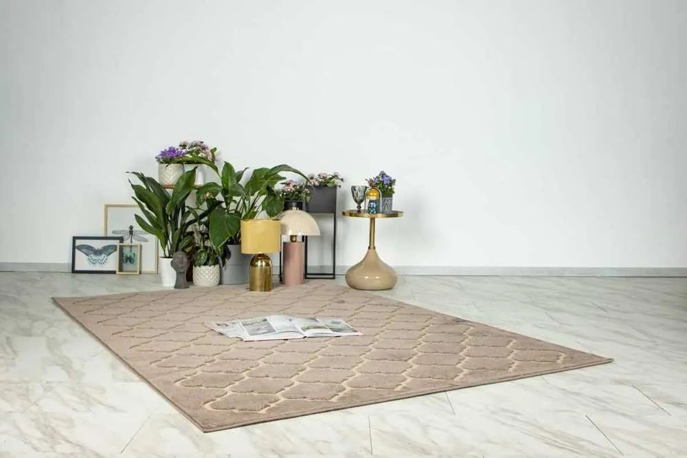 Lalee Kusový koberec Amira 201 Taupe Rozměr koberce: 200 x 290 cm