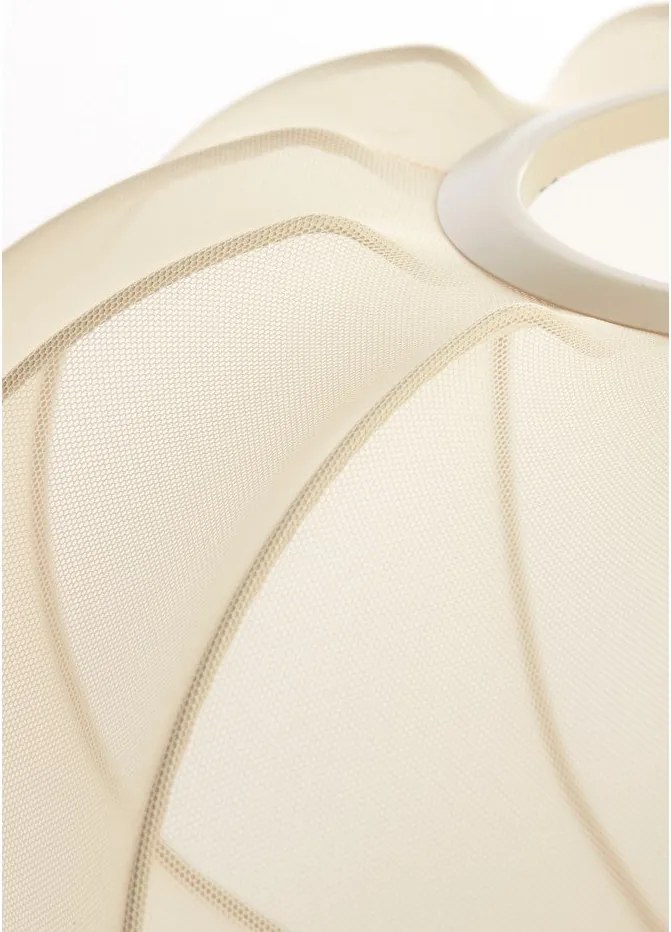 Krémové stropní svítidlo s textilním stínidlem ø 40 cm Plumalia – Light & Living
