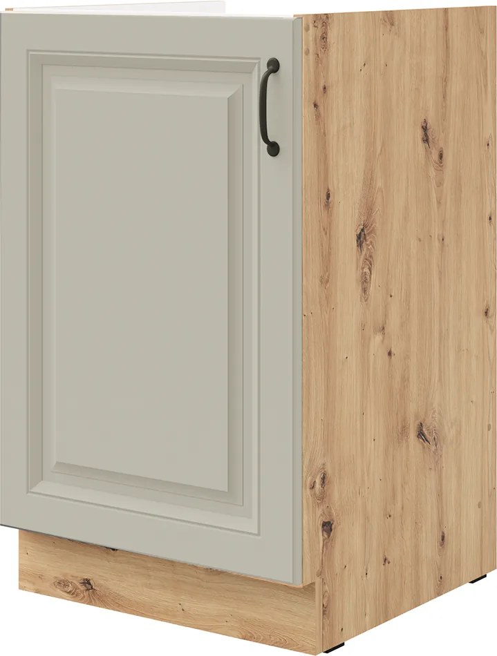 Kuchyňská linka STILO ac | 120 + 230 cm | PREMIUM BOX zásuvky | UNI dvířka | artisan/světle šedá