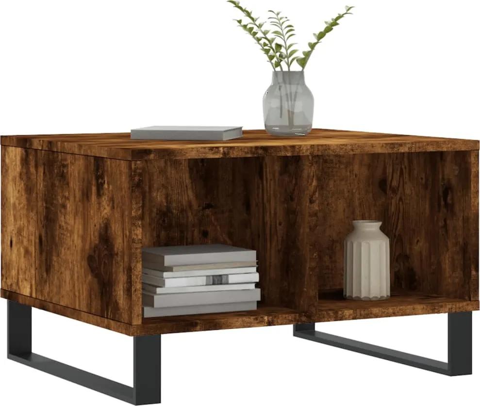 vidaXL Konferenční stolek 60 x 50 x 36,5 cm kompozitní dřevo [830553] Barva: Betonová šedá