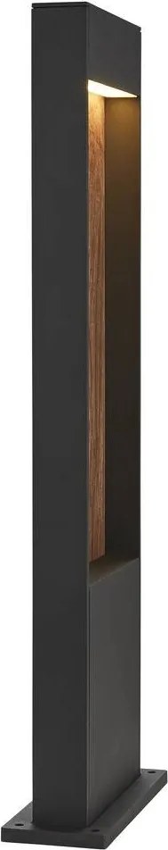 LA 1002957 FLATT POLE 65 Outdoor, stojací LED svítidlo, 3000K, IP65, antracitové/hnědé - BIG WHITE (SLV)