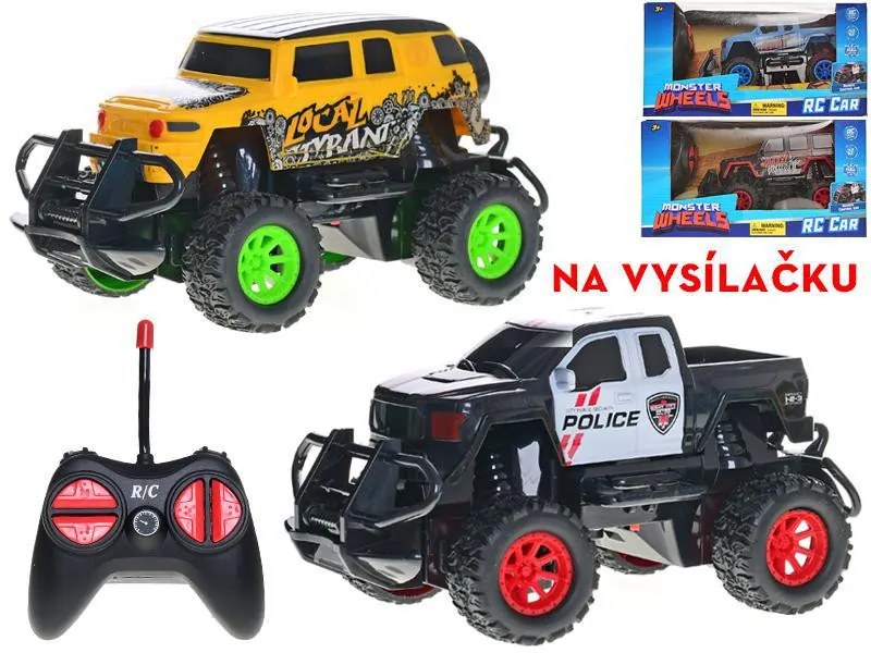 R/C auto terénní 17 cm 1:43 plná funkce 27 MHz na baterie