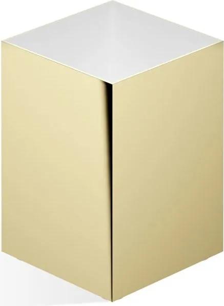 Koupelnová dóza Corner 9 cm zlatá