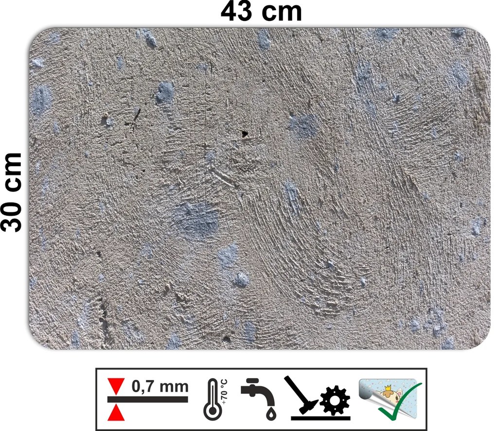 PokojovaDekorace.cz, Prostírání - 669, Beton, 43x30cm