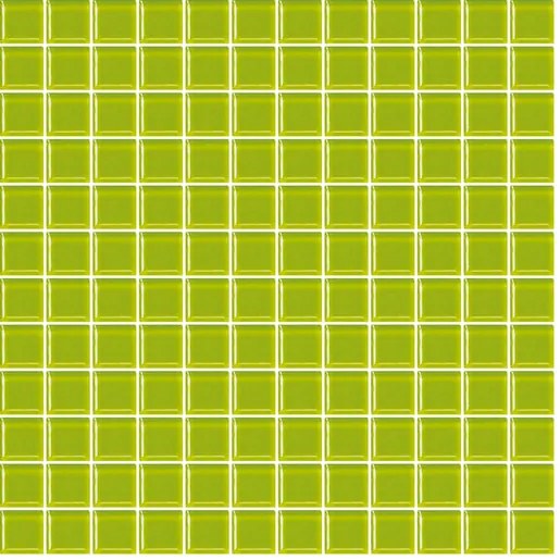 Skleněná mozaika zelená 30x30 cm lesk MOS25PI