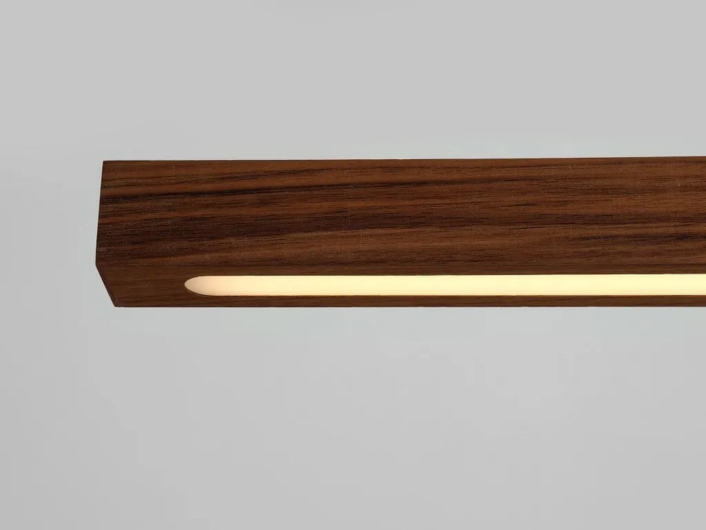 Nordic Design Závěsné světlo Linie L 66 cm, ořech
