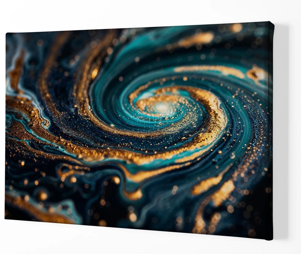 Obraz na plátně - Galaktická spirála Aurilles FeelHappy.cz Velikost obrazu: 40 x 30 cm