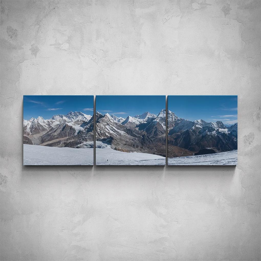 3-dílný obraz - Horská zima - PopyDesign