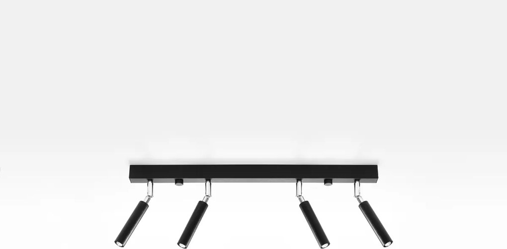 Sollux Lighting Stropní svítidlo EYETECH 4 černé