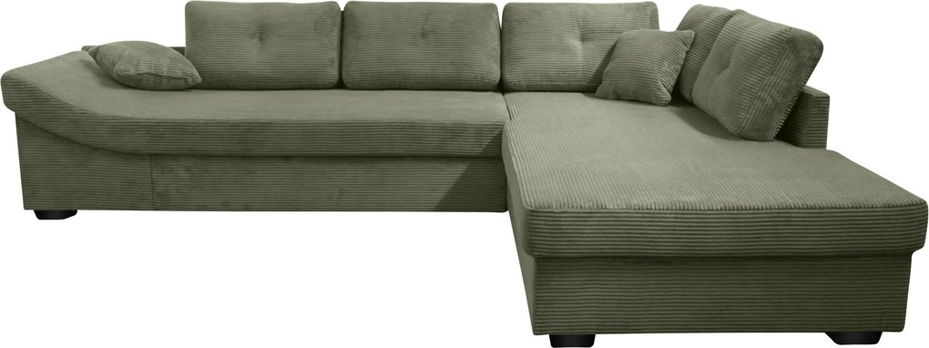 XXXLutz ROHOVÁ SEDAČKA, textil, šalvějově zelená Carryhome - Sedací soupravy - 002330008802