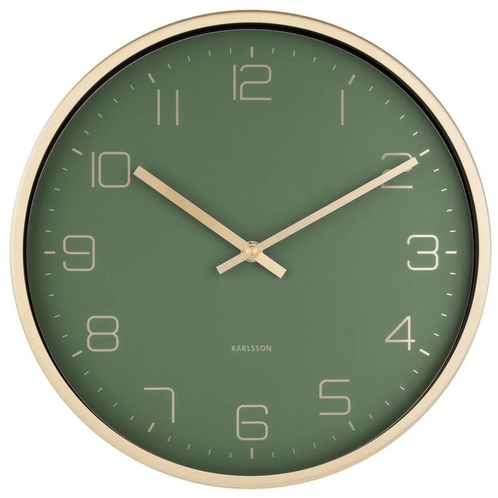 Karlsson 5720GR designové nástěnné hodiny, pr. 30 cm