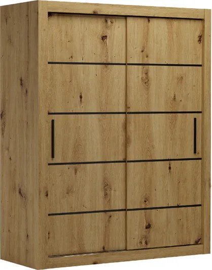 ADRK Furniture Posuvná skříň MORELL 160 ADRK-SW-MLL-160-A