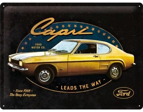 Postershop Plechová cedule: Ford (Capri Leads the Way) - 40x30 cm