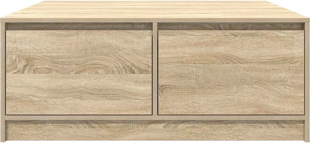 Konferenční stolek se zásuvkami Sonoma Dub 100x100x40 cm 3328401