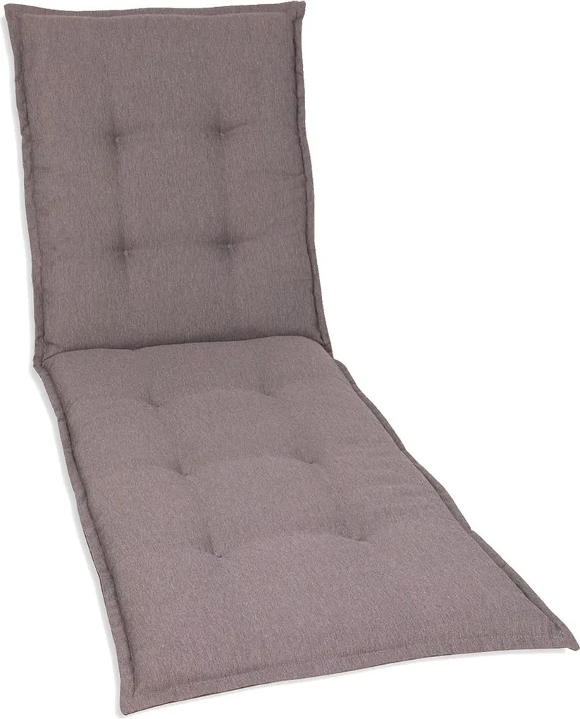Go-De Textil Sada zahradních podsedáků Uni (podsedák na lehátko, šedohnědá)