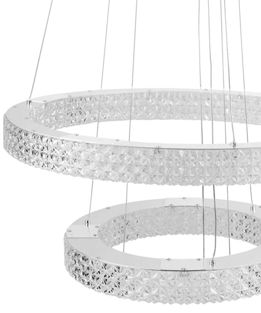 Toolight Závěsné LED osvětlení Crystal LE10 MS007-CP chrom