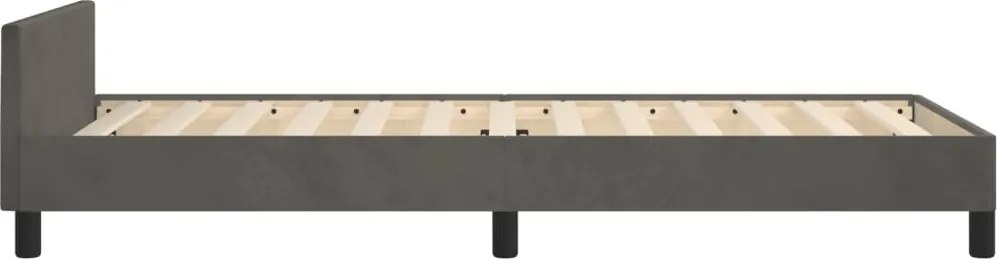 vidaXL Rám postele bez matrace 90 x 200 cm samet [3125856] Barva: Tmavě moddrá
